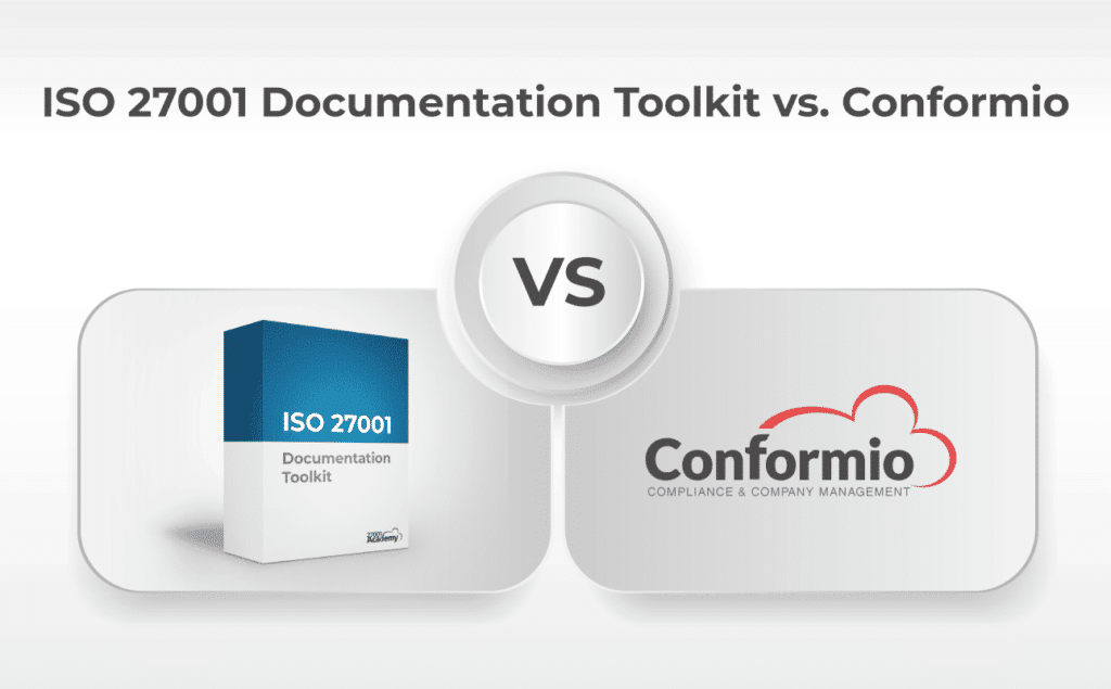 Conformio software vs. ISO 27001 Documentation Toolkit