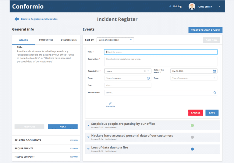 What Should an ISO 27001 Incident Management Tool Look Like? | Advisera