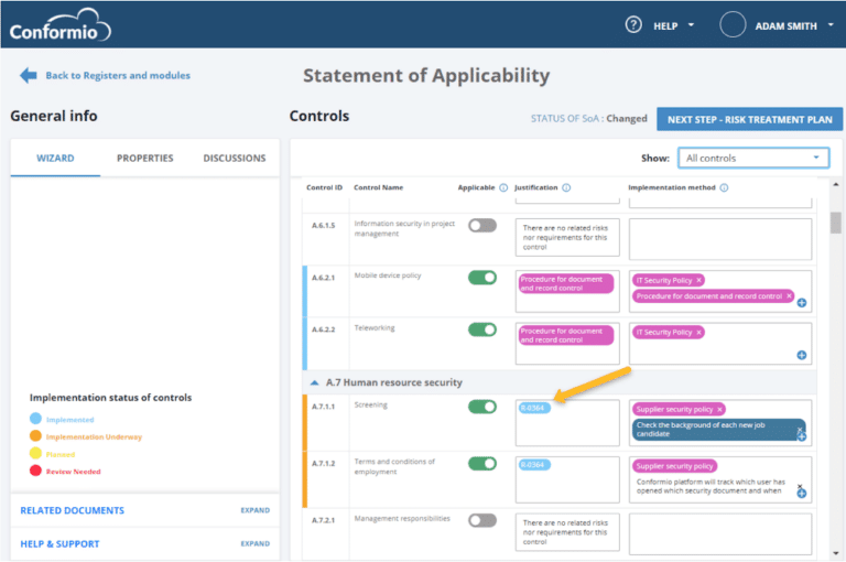ISO 27001 security policy automation with Conformio