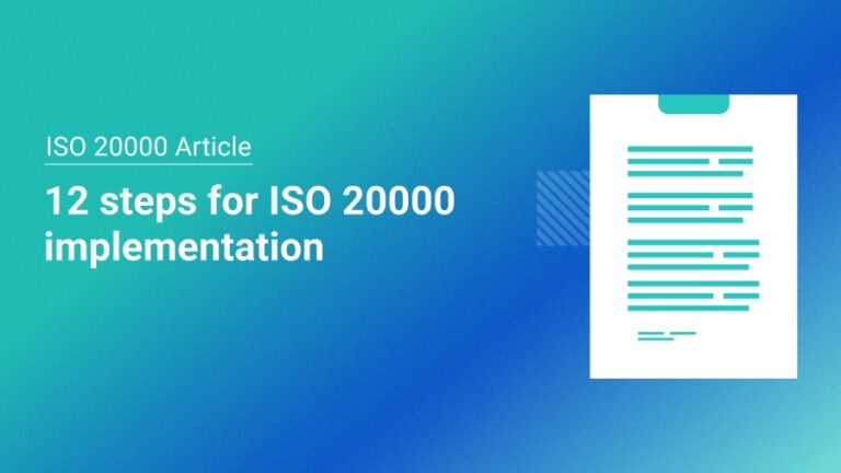 Where to start with ISO 20000? | Free materials on Advisera