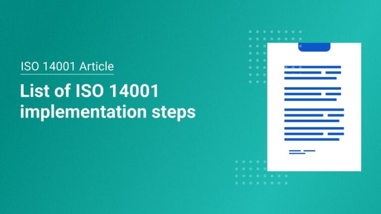 Where to start with ISO 14001? | Free materials on Advisera