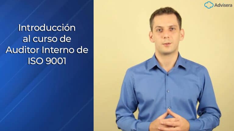Curso gratuito en línea de auditor interno ISO 9001 | Formación Advisera