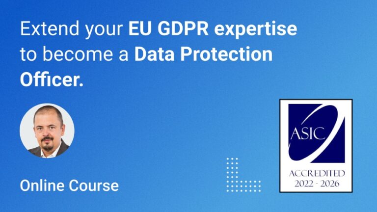 Data Protection Officer Course: GDPR DPO Training Online | Advisera