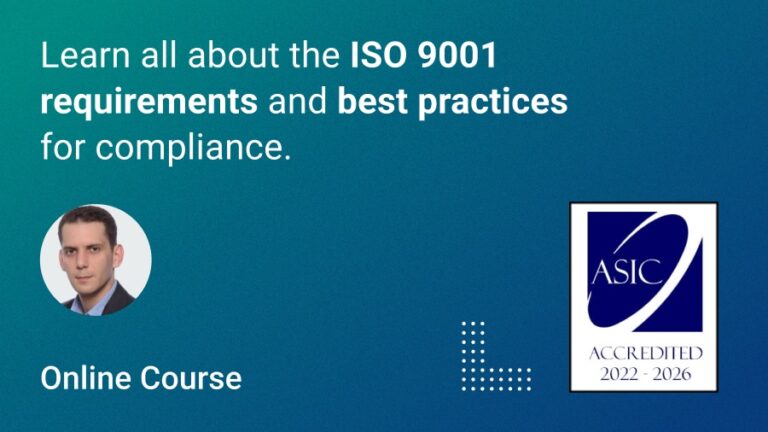Free ISO 9001 Foundations Online Course | Advisera Training