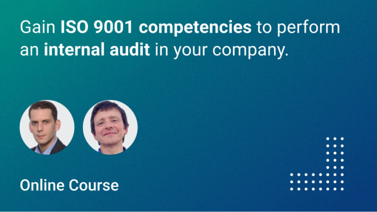 Free ISO 9001 Internal Auditor Online Course | Advisera Training