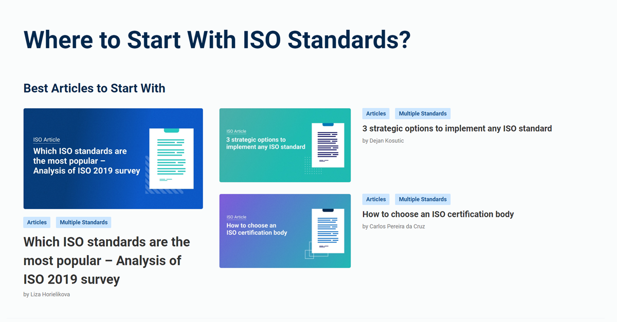 Where to start with compliance frameworks? | Free materials on Advisera