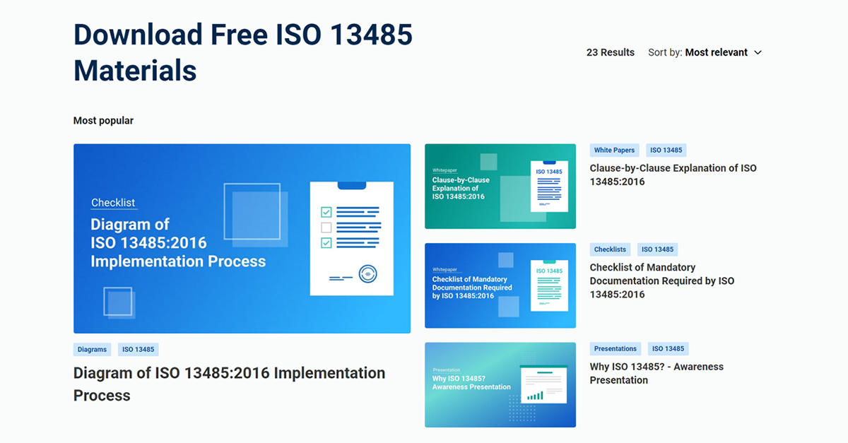Free EU MDR & ISO 13485 PDF Downloads | Advisera