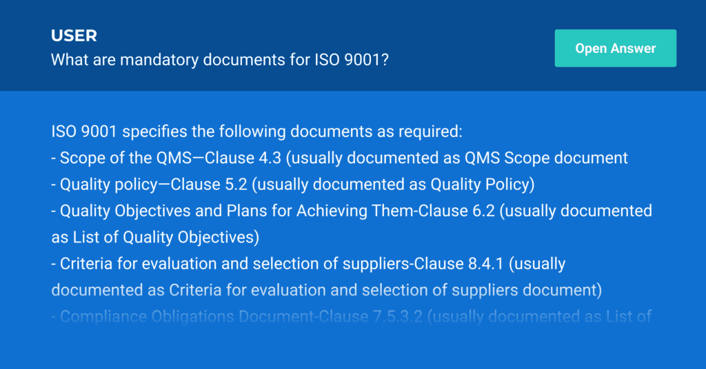 Using generative AI for ISO 9001 Implementation - How-to Guide