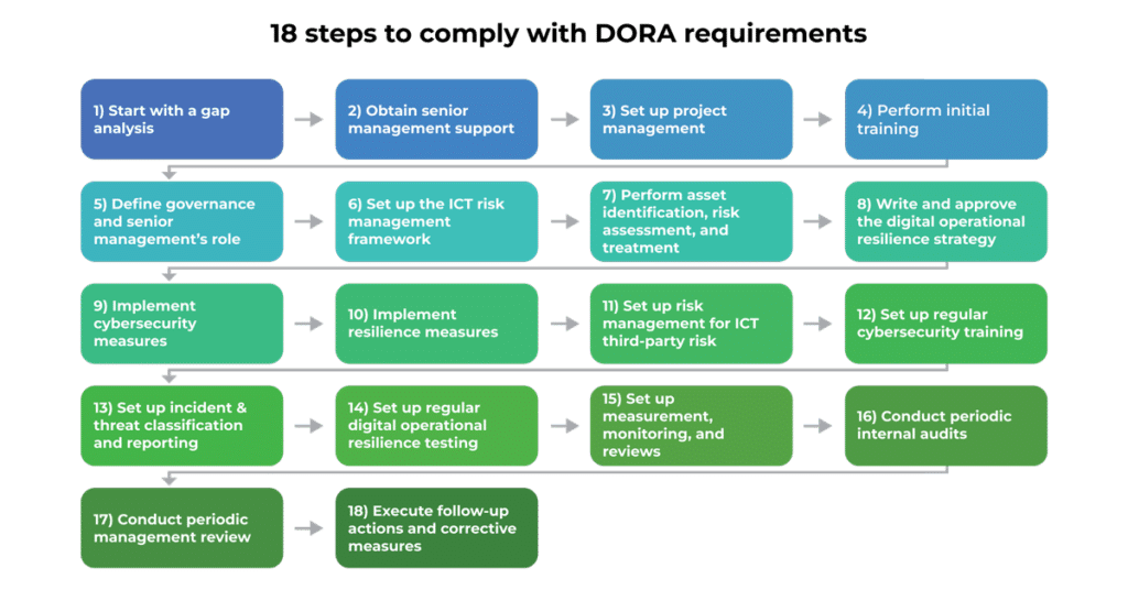 Dora Process 18 Implementation Steps