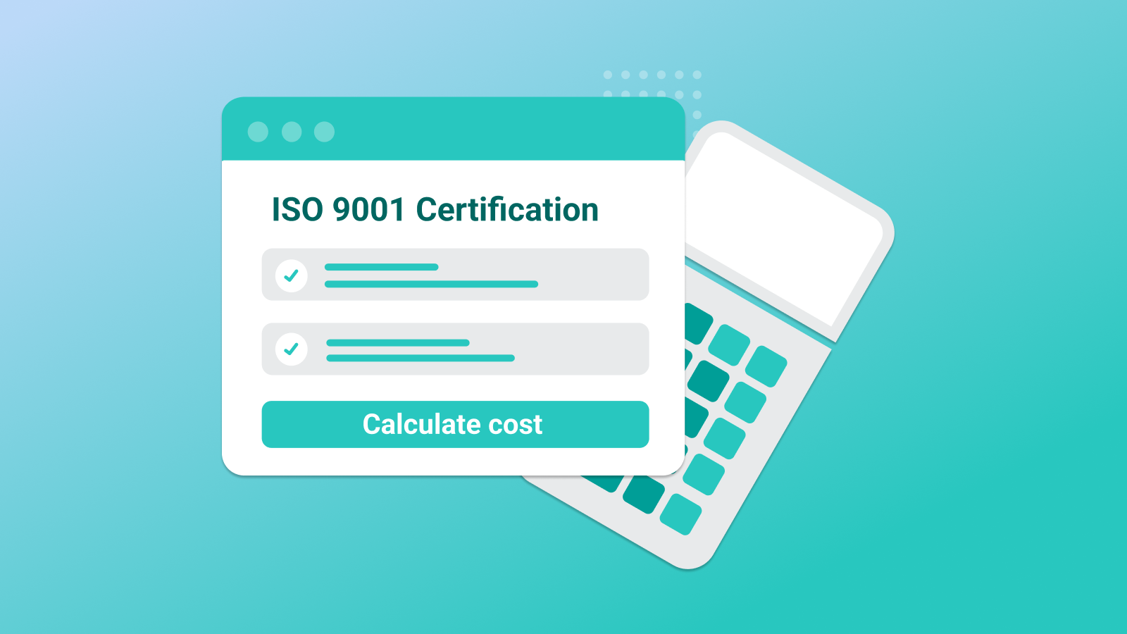ISO 9001 Certification Cost Calculator | Advisera