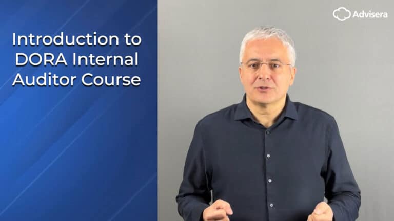 Free DORA Internal Auditor Training and Certification | Advisera