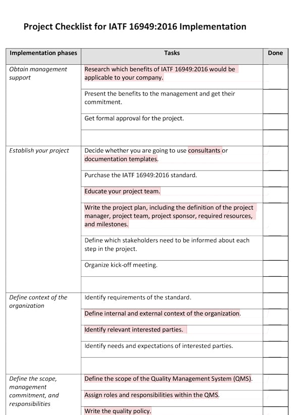 IATF 16949 PDF Free Downloads | Advisera