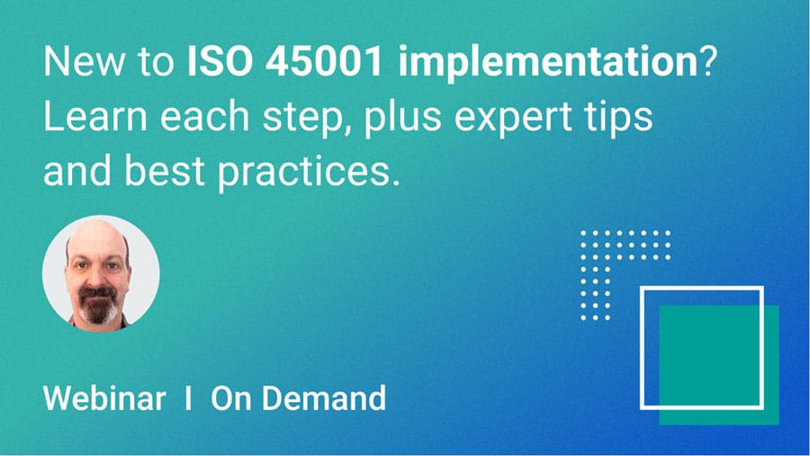ISO 45001: 12 steps for the OHSMS implementation process [free webinar]