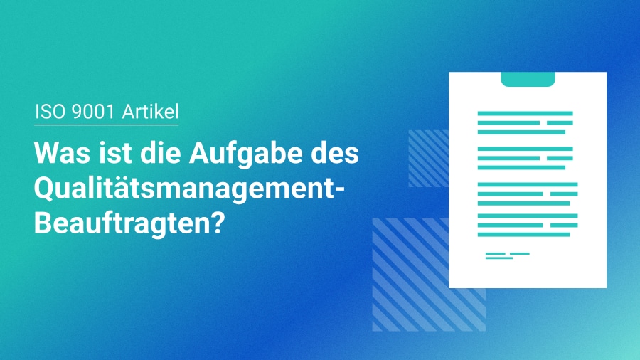 QMR-Stellenbeschreibung (Quality Management Representative)