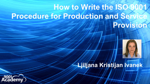 Procedure for Production and Service Provision [ISO 9001 templates]