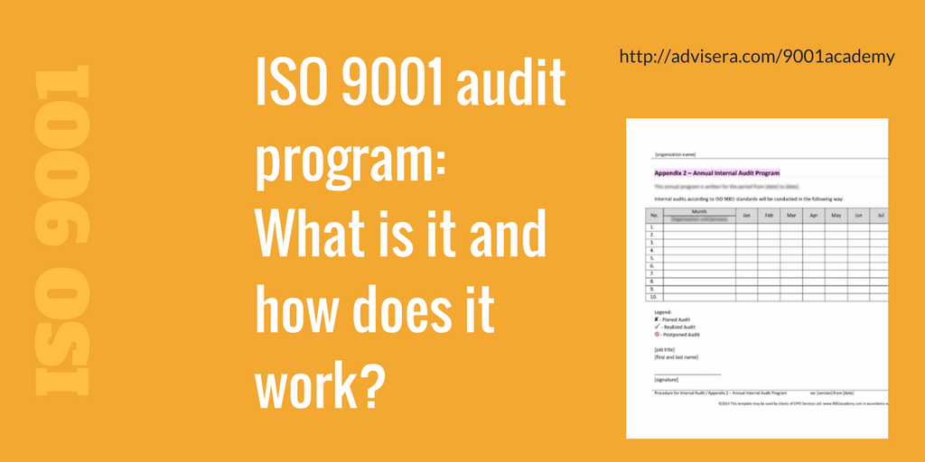 ISO 9001 audit program: What is it and how does it work?