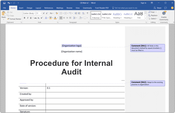 ISO 9001:2015 Internal Audit Toolkit