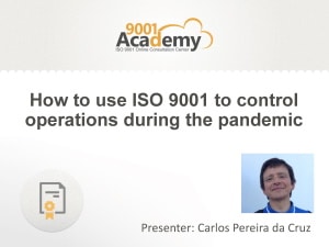 ISO 9001 Webinars