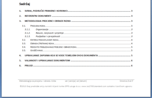 ISO 27001/ISO 22301 Paket dokumentacije za Interni audit