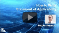 Statement of Applicability [ISO 27001 templates]