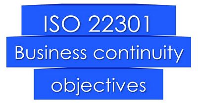 How to set ISO 22301 Business Continuity Objectives