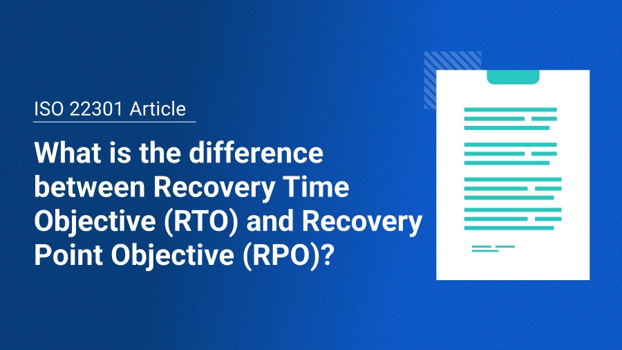 RTO vs RPO – What is the difference?