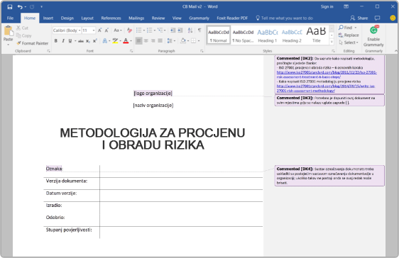 ISO 27001 i ISO 22301 Premium Paket dokumentacije
