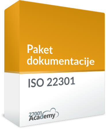 ISO 22301 Paket dokumentacije
