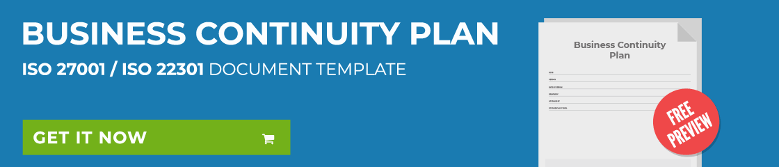 Business Continuity Plan (BCP) Structure According to ISO 22301