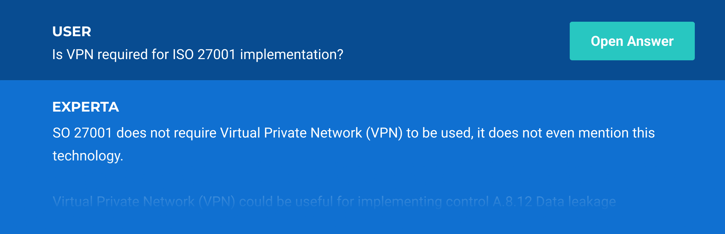 How to implement ISO 27001 controls using AI-powered chatbots