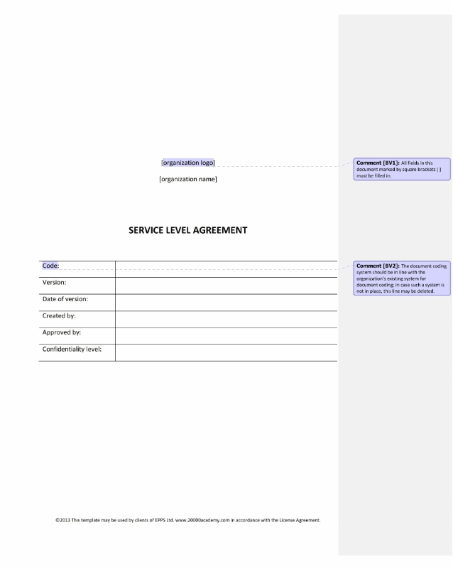ITIL and ISO 20000 – Service Level Agreements (SLAs)