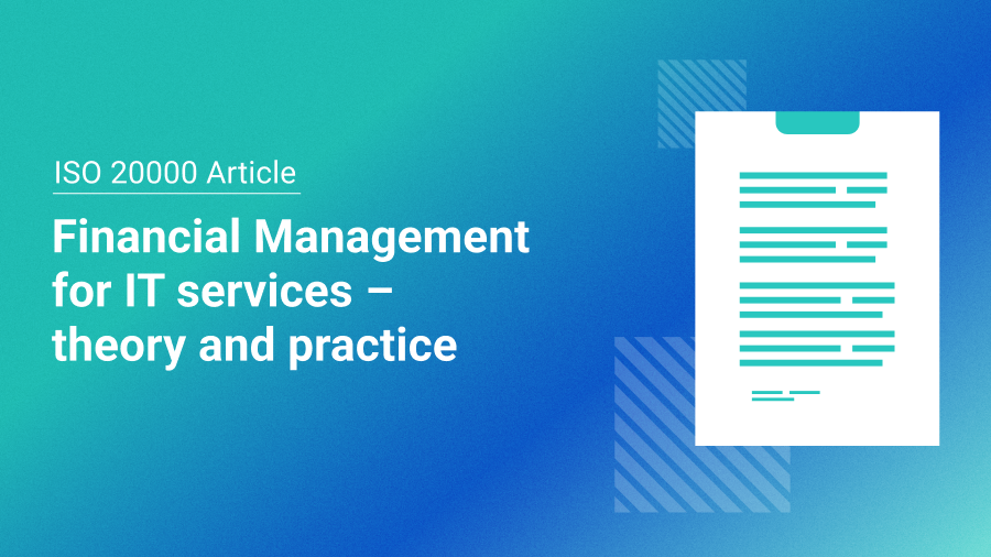 ITIL Financial Management for IT services – theory and practice