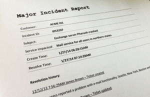 ITIL Major Incident Management – How to handle it