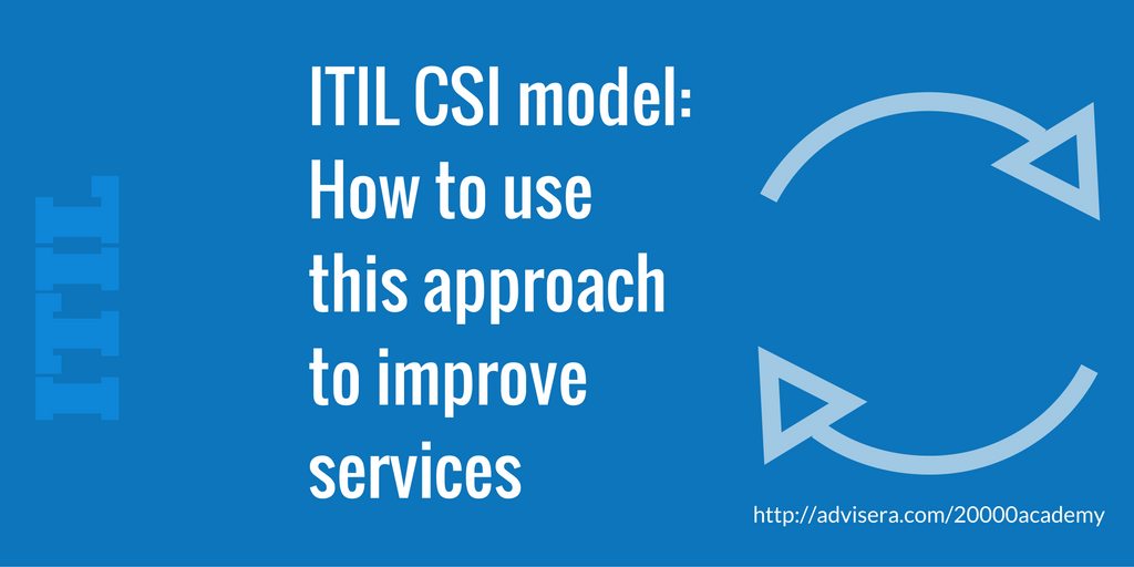ITIL CSI model – How to use this approach to improve services