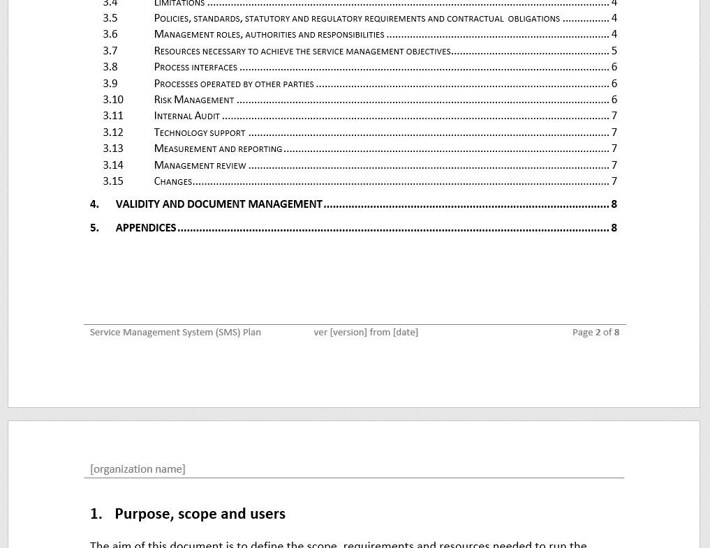 ISO 20000 Tools for Consultants