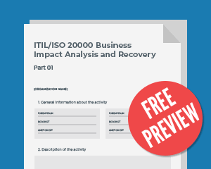 ITIL Business Impact Analysis – Know what’s important